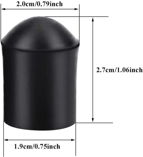 Yosoo Health Gear 2pcs Double Bass Endpin Protector Bass Endpin Rubber