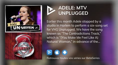 Regarder Adele Mtv Unplugged Streaming