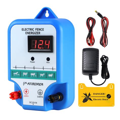 Atmorea Electric Fence Charger Multi Powered 12 Kv 3 Joules High Power Output