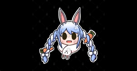 Usada Pekora Chibi Head Pekora Magnet Teepublic