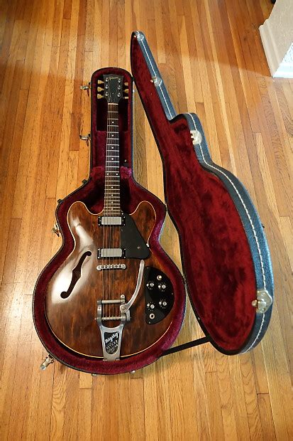 Gibson Es 325 1972 Walnut With Hardshell Case Reverb