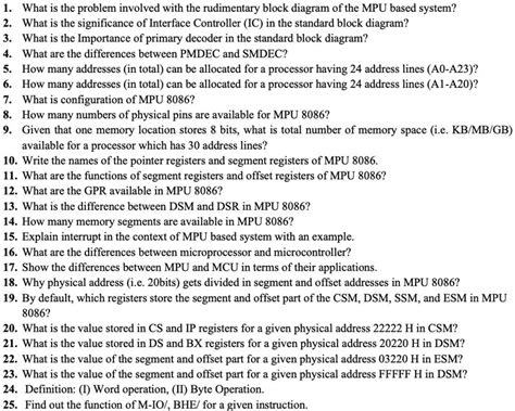 VIDEO Solution What Is The Problem Involved With The Rudimentary Block Diagram Of The MPU