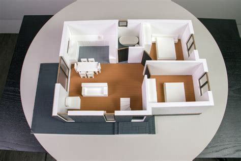Scale Model Of An Apartment Architectural Models