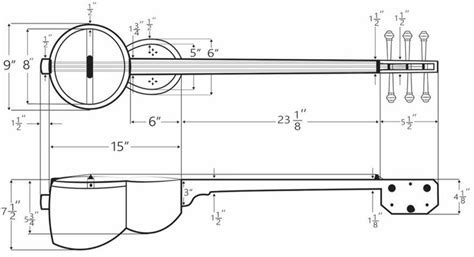 The New Technical Plan Consistent With The Form Of The Long Necked Lute Download Scientific