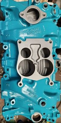 1982 Chevy Sbc 4 Barrel Quadrajet Intake Manifold 14014434 Gm Cast