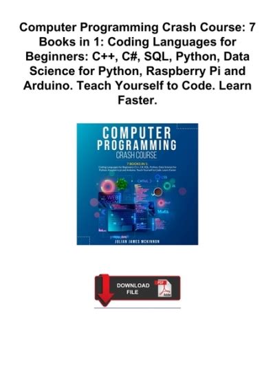 Pdfreaddownload Computer Programming Crash Course 7 Books In 1