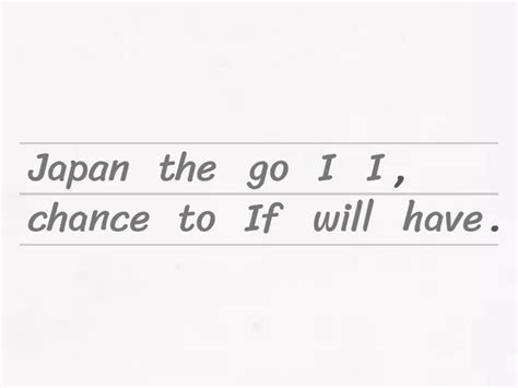 Conditionals 0 1 2 3 Unjumble