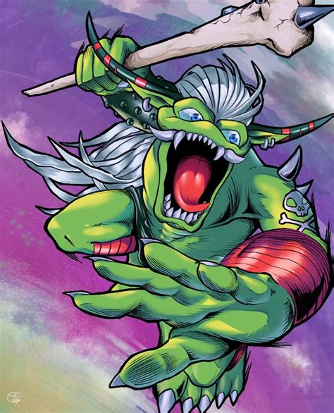 Orgemon Digimon Drawn By Enrikeenriquemrblue Danbooru