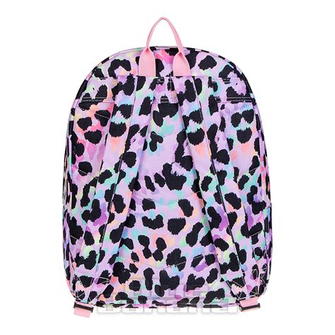 Hype Leopard Holo Rainbow Backpack Holographic School Rucksack And Bag