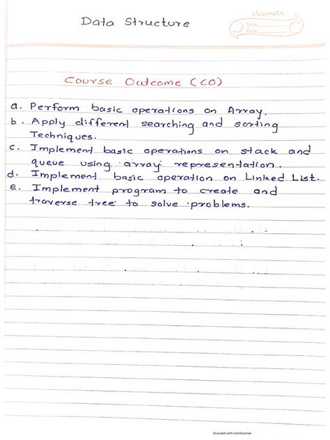 Dsu Unit 1 Notes Pdf