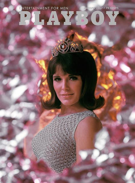 Playboy Magazine Cover August 1967 Featuring Lisa Baker Photograph By