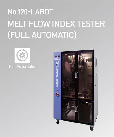 No 120 Labot Melt Flow Index Tester Full Automatic Yasuda Seiki Seisakusho Ltd