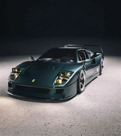 Green Ferrari F40 Dark Green F40 British Racing Green F40 Ferrari