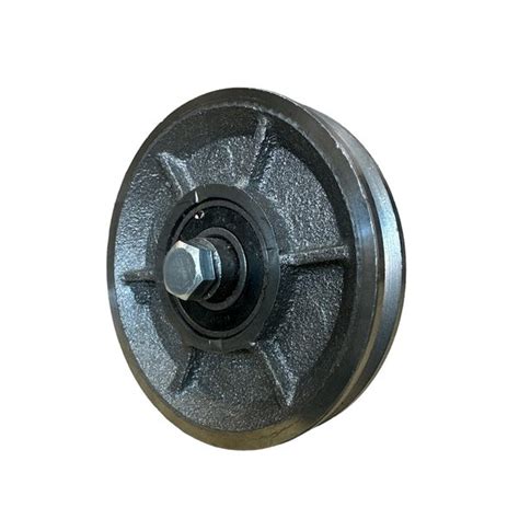 Roldana Ferro Fundido Cava Tipo U 4 Pol Basculante Jr Acessórios