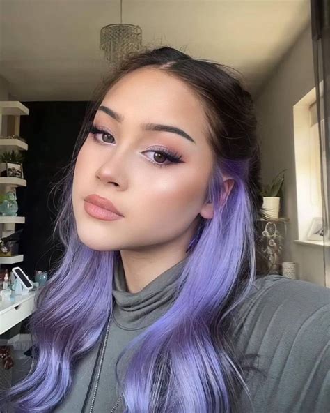 اگر رنگ فانتزی دوست دارید، این تصاویر مخصوص شماست؛ 15 مدل رنگ و هایلایت با رنگ بنفش که عاشقشان