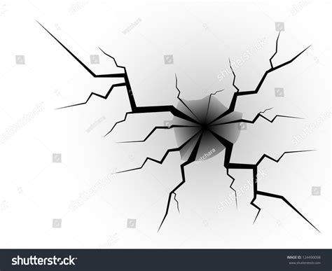 Crack Vector 124490098 Shutterstock