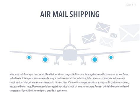 Logistics Elements Powerpoint Template Incl Cargo And Plane Envato