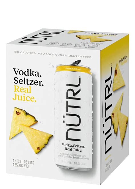 Nutrl Pineapple Vodka Seltzer Creekville Spirits