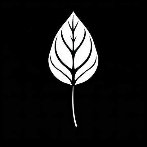 A Leaf That Is Lit Up In The Dark Premium Ai Generated Image