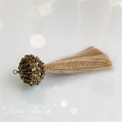 Beading Pattern Tassel Beaded Bead Beaded Tassel Tutorial Beading