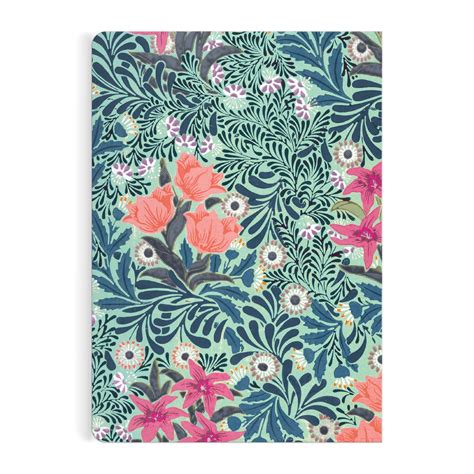 William Morris Bower Embroidered B5 Journal Galison