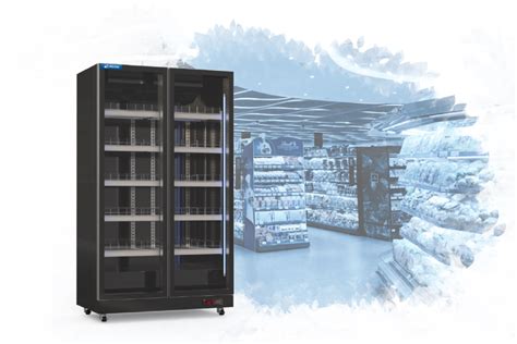Upright Chiller For Beverage Display Commercial Grade Cooling