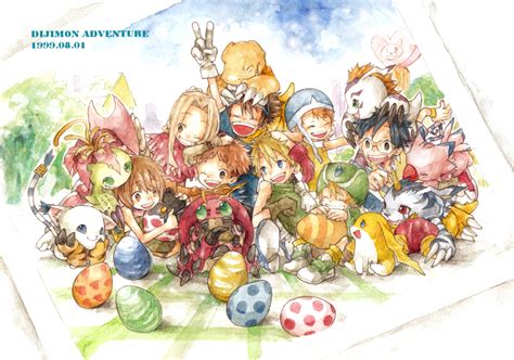 Yagami Hikari Yagami Taichi Tachikawa Mimi Tailmon Agumon And More Digimon And More