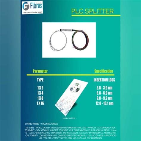 1x2 Plc Without Connector Standard Size Industrial Application Versatile Design Robust