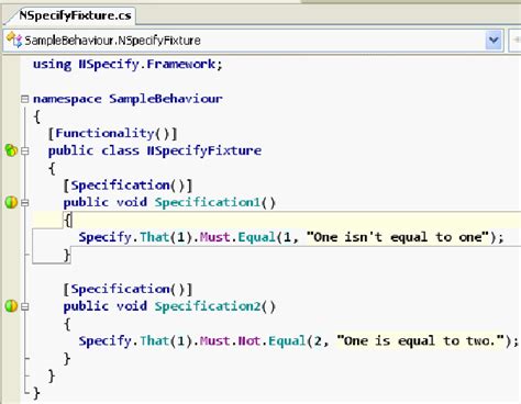 Resharper Unittestsupport Add In For Nspecify Exceptionz