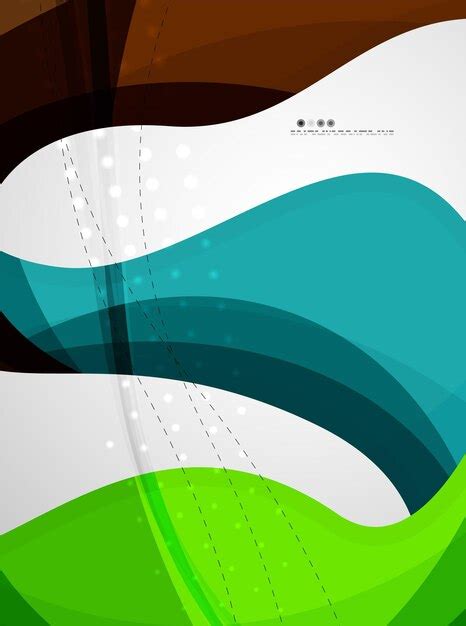 Premium Vector Wave Light Abstract Background