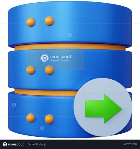 Database Import 3d Icon Free Download User Interface 3d Icons Iconscout