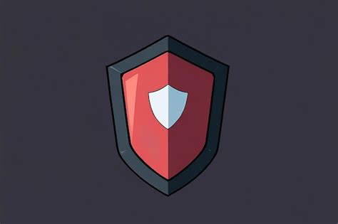 Security Shield Icon And Protection Safety And Defense Concept Armor