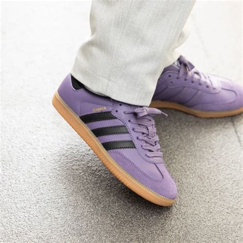 Adidas Samba Og Shadow Violet Carbon Cloud White Sneaker District Com