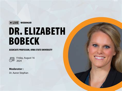 Upcoming Webinar With Dr Elizabeth Bobeck Lighting As An