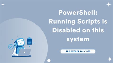 Fix Running Scripts Is Disabled On This System In Powershell