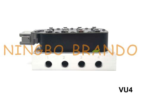 Dc12v 14 Tipo Unidad Multíple De Accuair De La Válvula Del Solenoide De La Esquina De Vu4 4