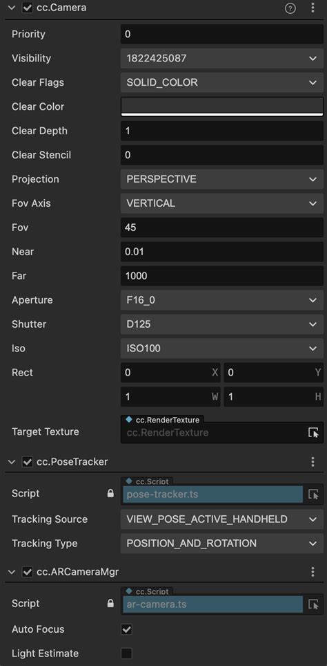 Ar Camera Cocos Creator