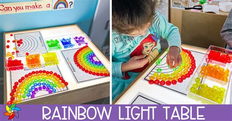 Rainbow Light Table Hrz Play To Learn Preschool