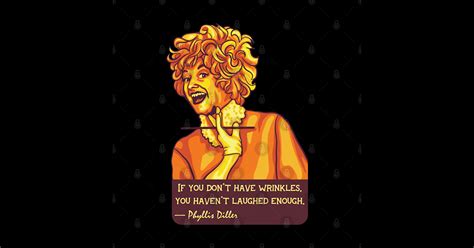 Phyllis Diller Portrait And Quote Phyllis Diller Sticker Teepublic
