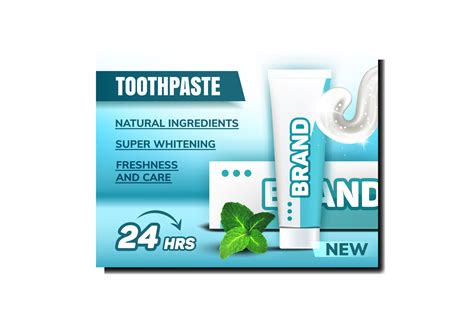 Toothpaste Creative Promotional Banner Graphic By Pikepicture