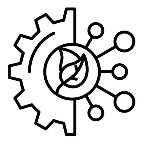 Sustainable Technology Line Icon 14674718 Vector Art At Vecteezy