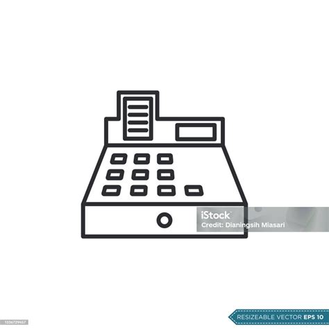 현금 인출기 아이콘 벡터 계산기 기계 일러스트 플랫 디자인 Po에 대한 스톡 벡터 아트 및 기타 이미지 Po 가격 가격표 Istock