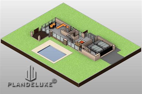 2 Bedroom House Plans With Garage 48739 The House Plan Company