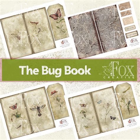 Bug Book Etsy