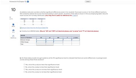 Solved A Statistics Instructor Wonders Whether Significant