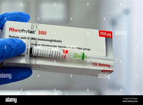 Cairo Egypt May 2 2023 Human Anti D Rh Immunoglobulin Rhophylac