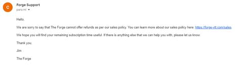 Subscription Was Auto Renewed And Even Though I Havent Used It Forgevtt Doesnt Do Any Kind Of