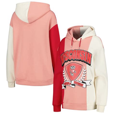 Womens Gameday Couture Red Wisconsin Badgers Hall Of Fame Colorblock