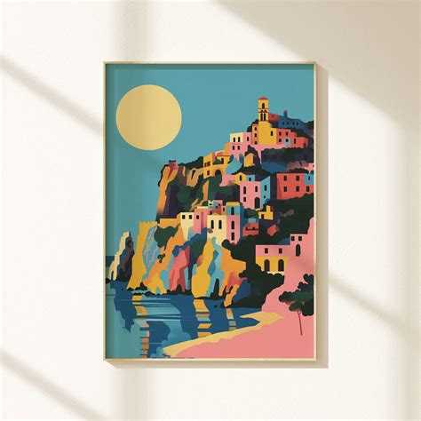 Taormina Poster Italian Wall Art Print T For Art Lovers