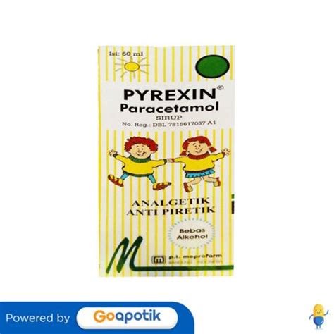 Jual Pyrexin Sirup 60 Ml Shopee Indonesia
